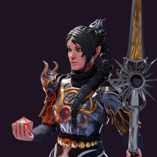 👩 Shadowheart - Baldurs Gate 3・ 3D File for 3D printing・Cults