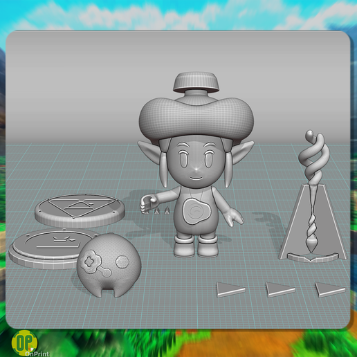 3D file ZELDA - EoW - STAMP - Suit - 👸 ・3D printing idea to download・Cults