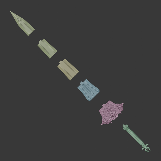 💬 Demon King's Greatsword | Solo Leveling Fanart・ STL File for 3D ...