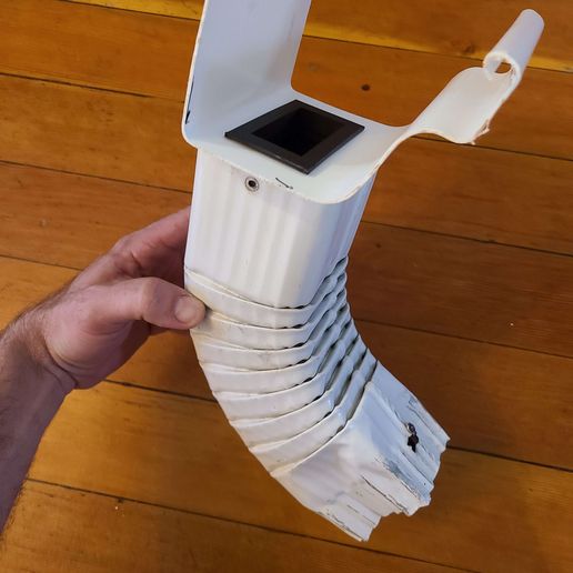 💧 Vinyl Gutter Drop Outlet (Dropper)・Free STL File for 3D printing・Cults