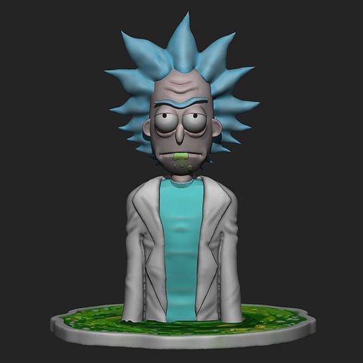 Archivo STL Rick Sanchez 👾 (OBJ y 3MF)・Plan de impresora 3D para ...
