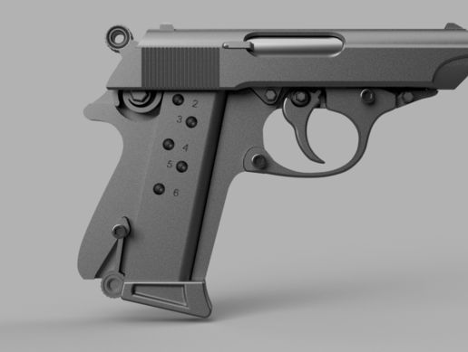 🔫 Walther PPK - Fallout 4 replica - The Deliverer V3・Free 3D File for ...