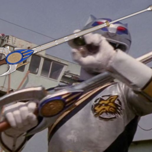 🐺 Power Rangers Lunar Wolf Ranger Lunar Cue・Free STL File for 3D ...