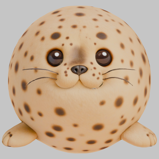 🦭 Chonky 3D Stamp・ STL File for 3D printing・Cults