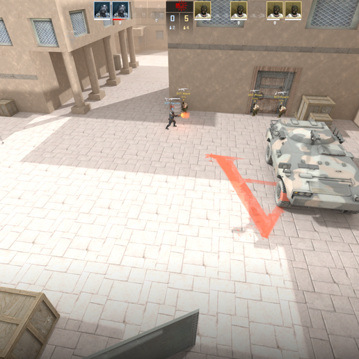 Archivo 3D Desert Camp Soldier Front CS2 Map 🏜️ ・Idea de impresión 3D ...