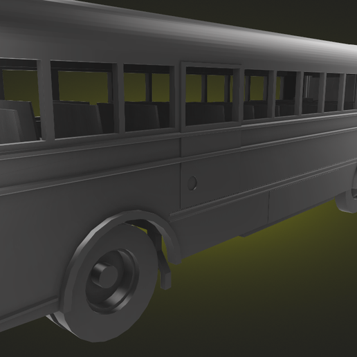 🏫 School Bus・Free STL File for ・Cults