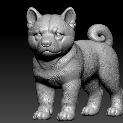🐱 Siberian Husky model - Husky statue - 3D print・ 3D File for 3D ...