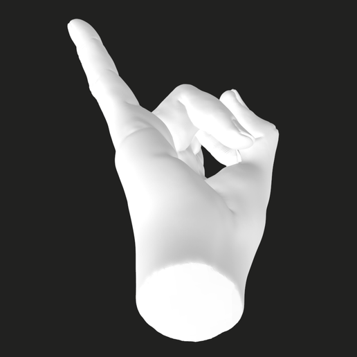🪨 PUNK ROCK HAND GESTURE・ STL File for 3D printing・Cults