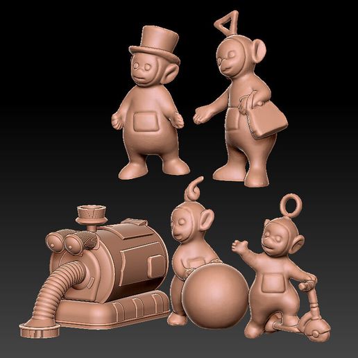 really 3d teletubbies