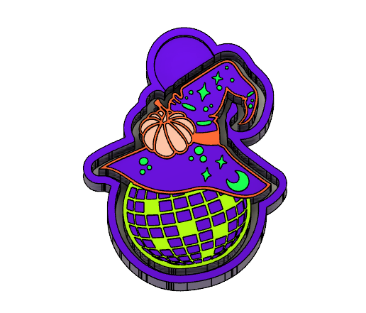 🎩 Disco Ball Witches Hat stl・ STL File for 3D printing・Cults
