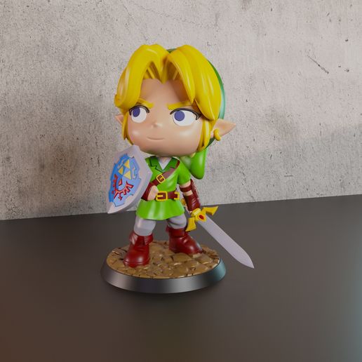 Cute Stylized Link - Zelda (Versions résine et filament)・Fichier 3D ...