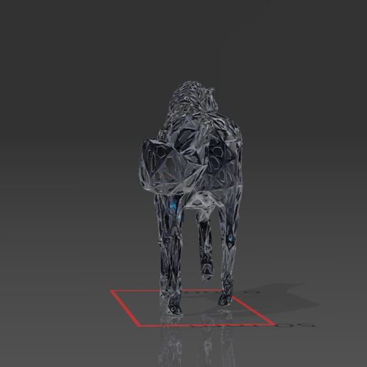 🐎 Horse 17 - Voronoi Style - Spider Web - LowPoly - Perfect Design ...