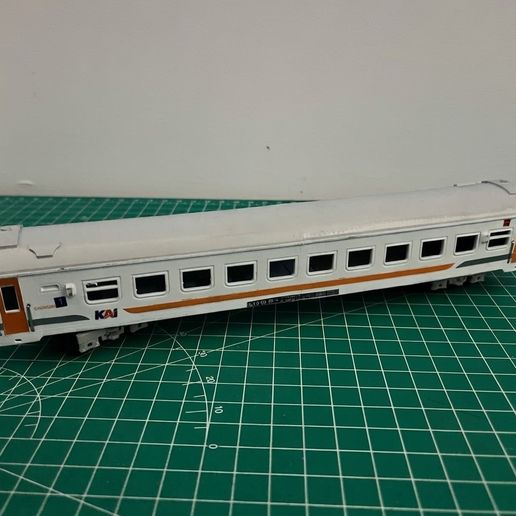 🚆 Indonesian Train Coaches Economy Class HO Scale (1:87)・ STL File for ...