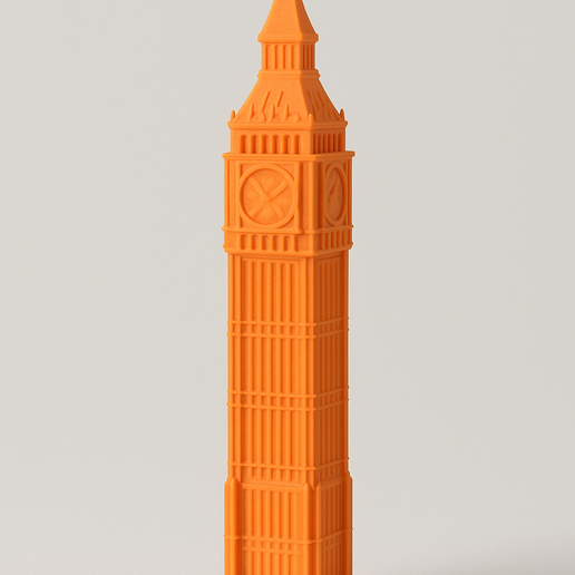 🏴󠁧󠁢󠁥󠁮󠁧󠁿 Big Ben (Elizabeth Tower) – 3D Printable London Landmark・ STL ...