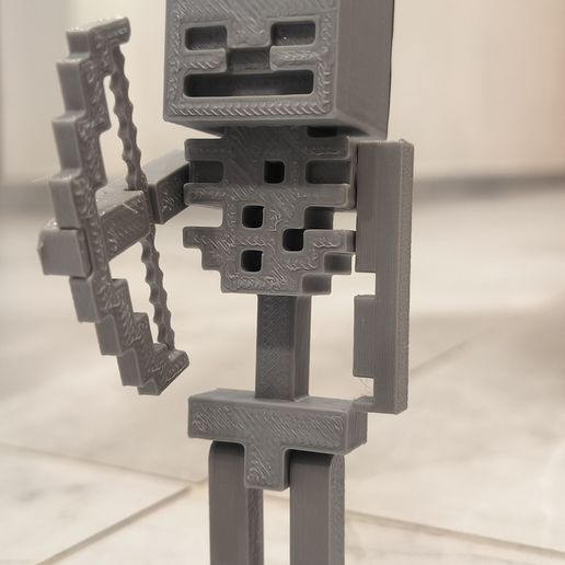 STL file Minecraft Sceleton 🦸 ・3D print design to download・Cults