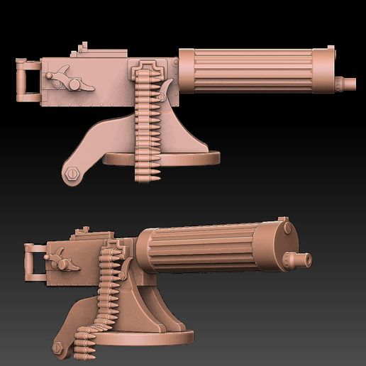 🔫 Maxim Gun PM 1910 Royalty Free Version・ 3D File for 3D printing・Cults