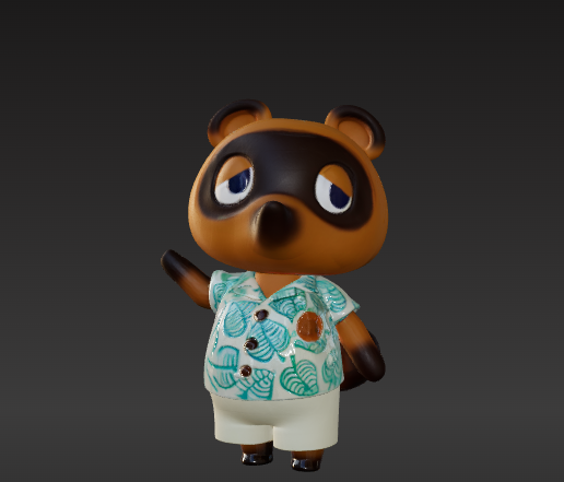 Tom Nook 3D - Iconic Character from Animal Crossing 🦝 | STL Model・ STL ...