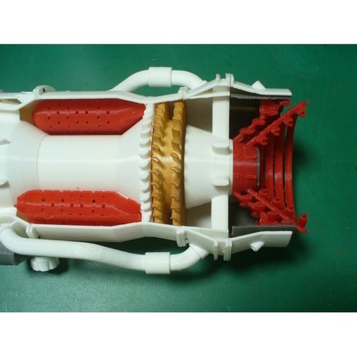 ️ Turbo Ramjet Engine, Mach 3+ - Jet Engine (Only)・ STL File for 3D ...