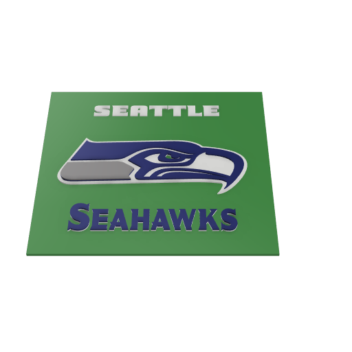 🖼️ SEATTLE SEAHAWKS NFL DECORATIVE FRAME・ STL File for 3D printing・Cults