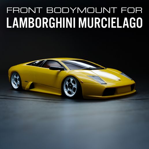 STL file Mini-Z Body Mount for Lamborghini Murcielago LP640 🚗 ・3D ...