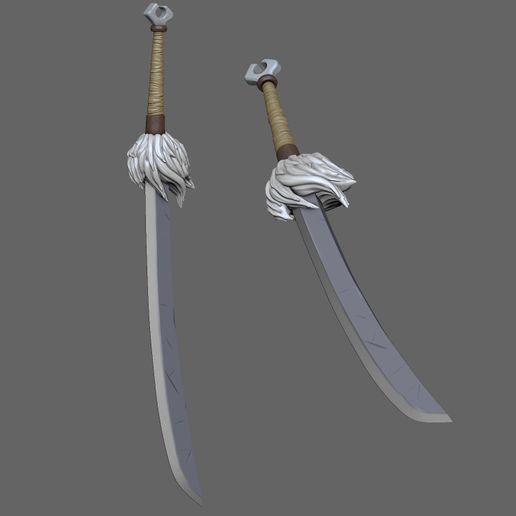 🔫 SPLIT SOUL BLADE – MAKI WEAPON | JUJUTSU KAISEN COSPLAY・ 3D File for ...