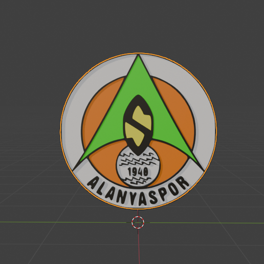 🏈 Alanyaspor 3D Logo – Printable STL Model・ STL File for 3D printing・Cults