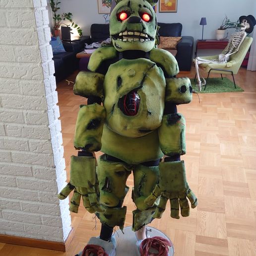 3D printed Springtrap Mask (FNAF / Five Nights At Freddy’s) • made with ...