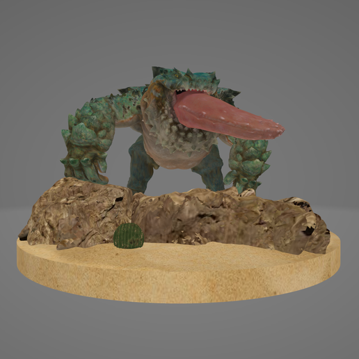 👹 MONSTER HUNTER CHATACABRA FIGURE・ STL File for 3D printing・Cults