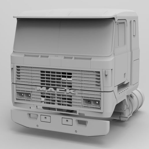 🚕 MACK ULTRALINER MH600 SLEEPER CAB 1/14 SCALE・ STL File for ・Cults