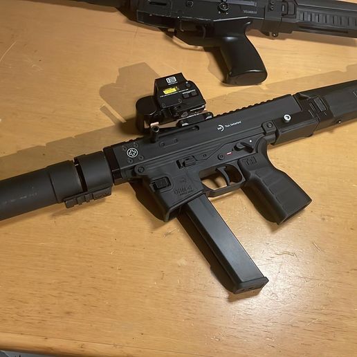 🔫 Lambda Defence GHM9 AR handguard + MP9 Supressor adapter (Airsoft ...