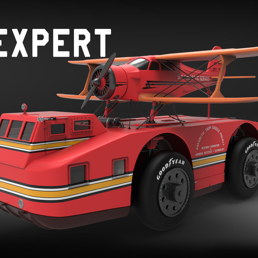 OBJ file ANTARCTIC SNOW CRUISER - EXPERT 🌨️ ・3D printing design to ...