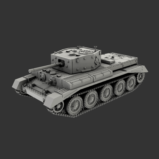 🪖 British Cromwell Tanks Set・ STL File for 3D printing・Cults