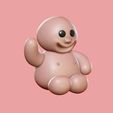 STL file little cute baby toy keychain kids toy easy print model my ...