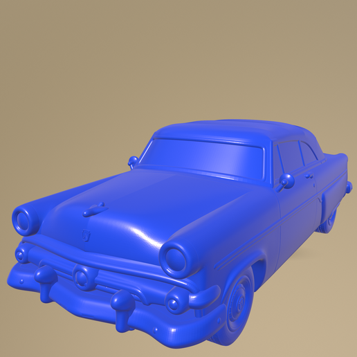 🚙 Ford Crestline Sunliner 1954 PRINTABLE CAR IN SEPARATE PARTS・ STL ...