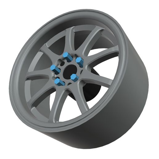 STL file 1/24 scale 18" Work Emotion XD9・3D print model to download・Cults