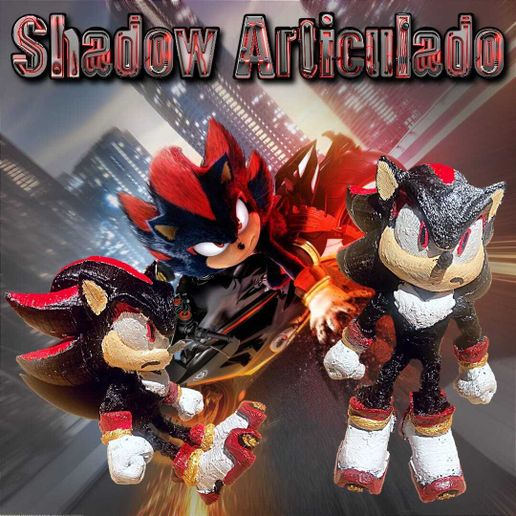 STL file Shadow articulado 🦸 ・3D printable model to download・Cults