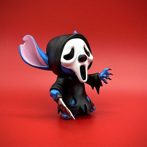🎨 Stitch as Ghostface - Funko Pop Inspired 3D Model・3D Print with the ...