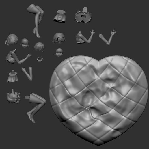 🐏 Rem x Ram [Re:Zero]・ STL File for 3D printing・Cults