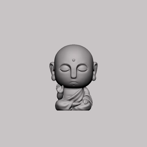👶 Little monk・ STL File for 3D printing・Cults