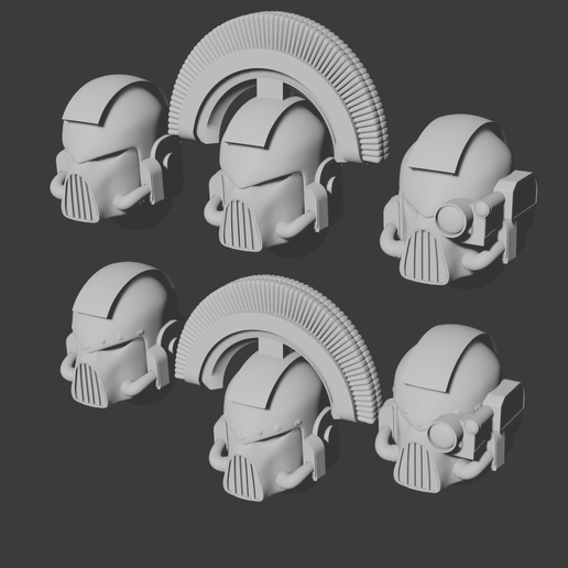 STL file MKVII (GEN 7) - SPACE SOLDIER FIRSTBORN HELMETS 🛰 ・3D printer ...