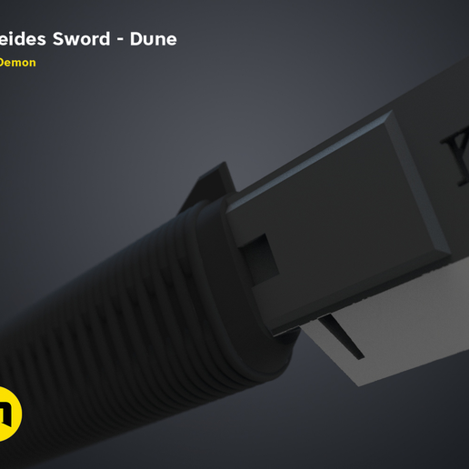 🗡️ Atreides Sword 4 - Dune・ 3D File for ・Cults