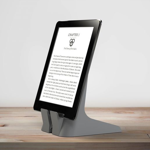 🍎 Tablet/Kindle Stand・ STL File for 3D printing・Cults