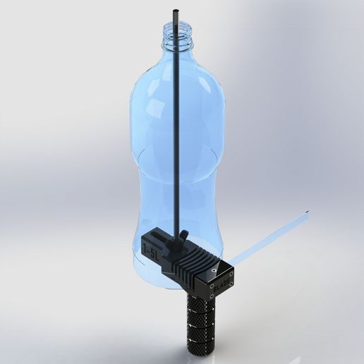 🍾 Plastic (PET) bottle cutter with handle・ STL File for 3D printing・Cults
