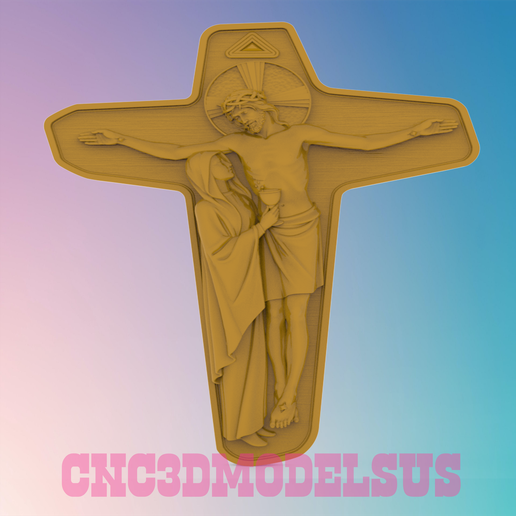 Stl File Jesus And Virgin Mary 3d Model Stl File For Cnc Router Laser