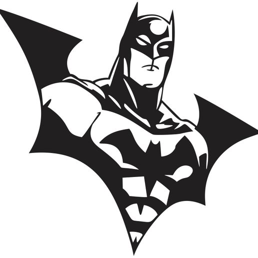 how to draw batman in 3d