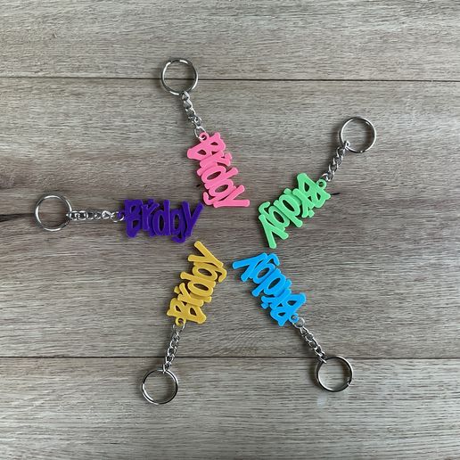 3D file Bridget & Bridgy Keychain 🗝️ ・3D print model to download・Cults