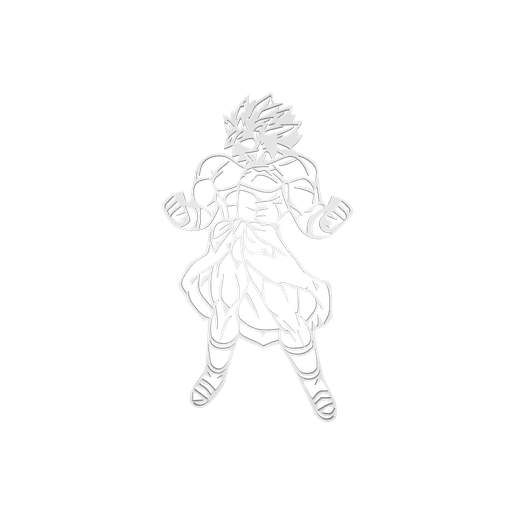 super saiyan broly coloring pages