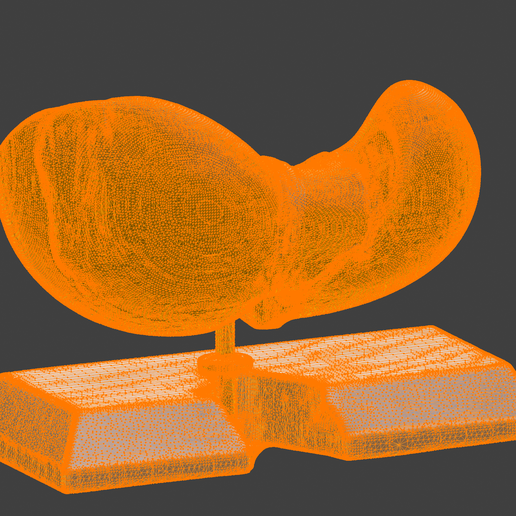 💊 3D Model of Human Liver Anatomy v3・ STL File for 3D printing・Cults
