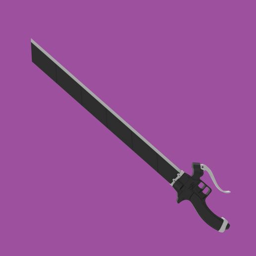 👾 3D Printable ODM Blade – Inspired by Attack on Titan・ STL File for 3D ...
