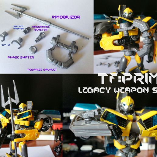 🔫 TF Prime Legacy weapon set・ STL File for 3D printing・Cults